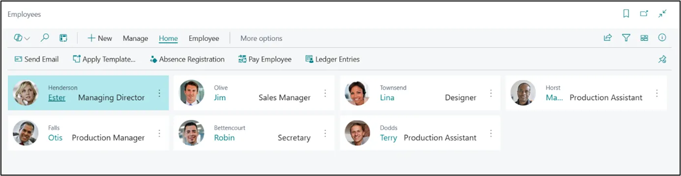 Employee Management With Business Central | SSI